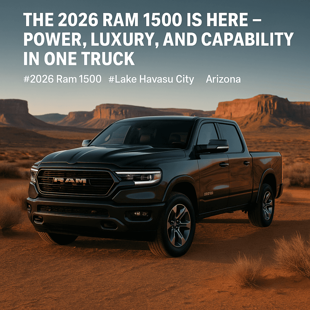 2026 Ram 1500: Power, Tech, and Off-Road Performance | Anderson Chrysler