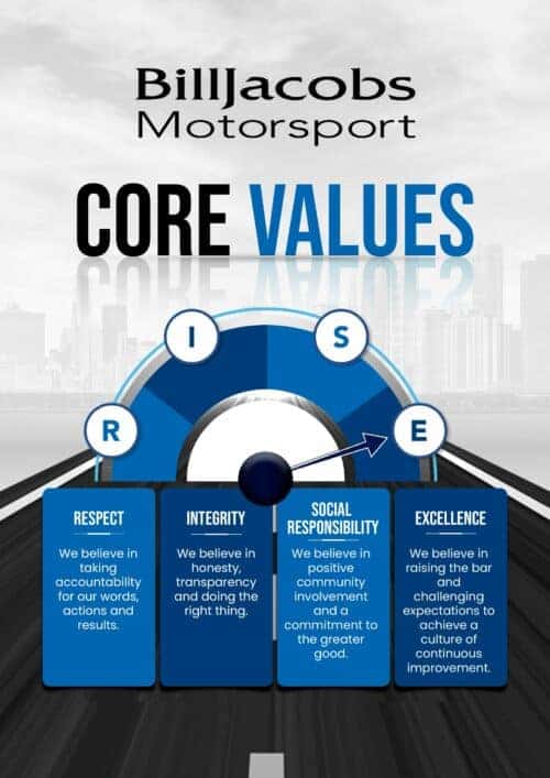 Core Values | Bill Jacobs Motorsport