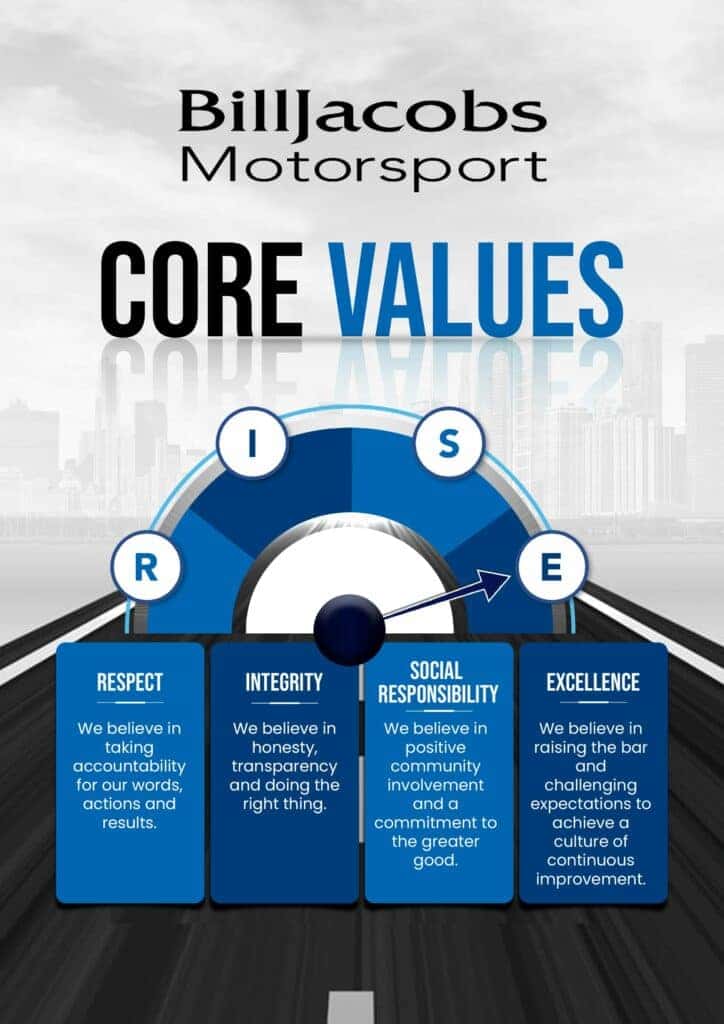 Core Values | Bill Jacobs Motorsport