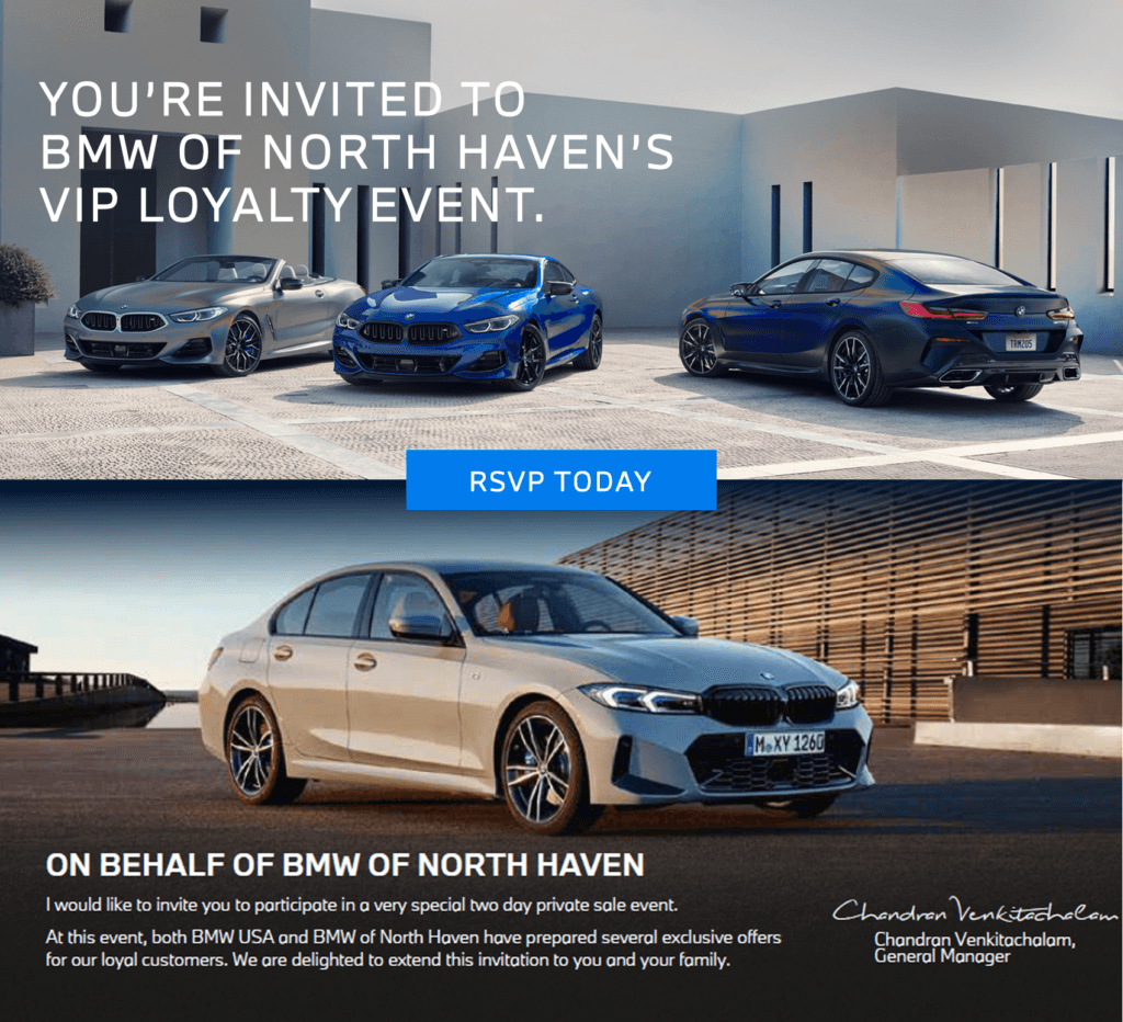 BMW VIP Loyalty Event | BMW of North Haven
