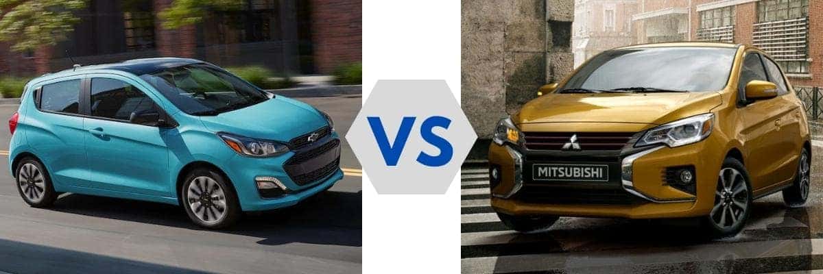 2022 Chevy Spark vs Mitsubishi Mirage | Burlington Chevrolet