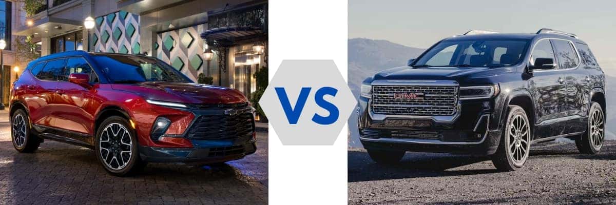 Elegant Chevy Blazer Vs Gmc Acadia Images