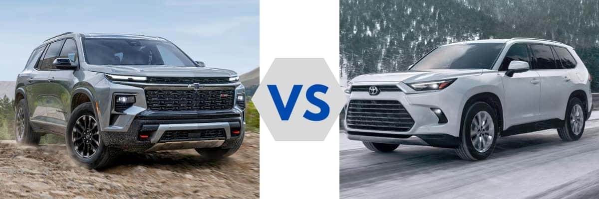 2024 Chevy Traverse vs Toyota Grand Highlander: Choosing the Right SUV ...