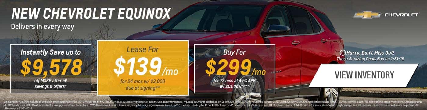 Current New Chevrolet Specials Offers | Garber Chevrolet Saginaw