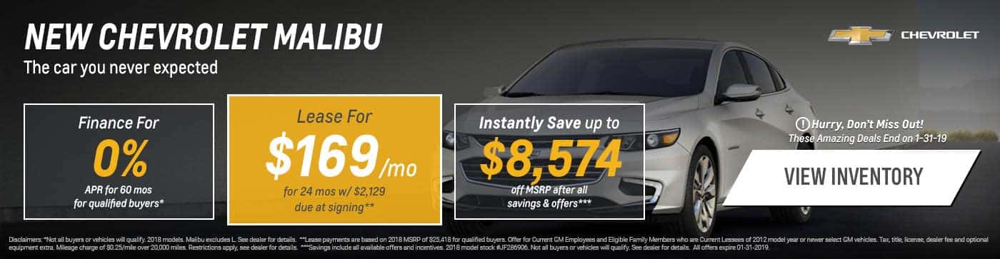 Current New Chevrolet Specials Offers | Garber Chevrolet Saginaw