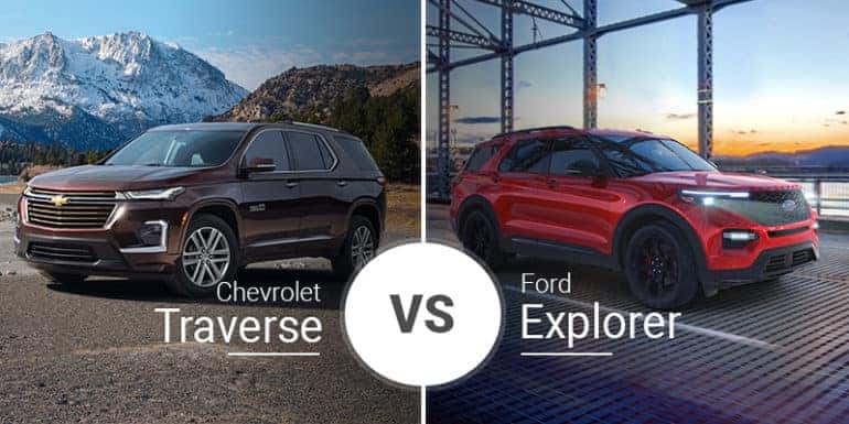 2022 Chevrolet Traverse vs 2022 Ford Explorer | Garber Chevrolet Saginaw