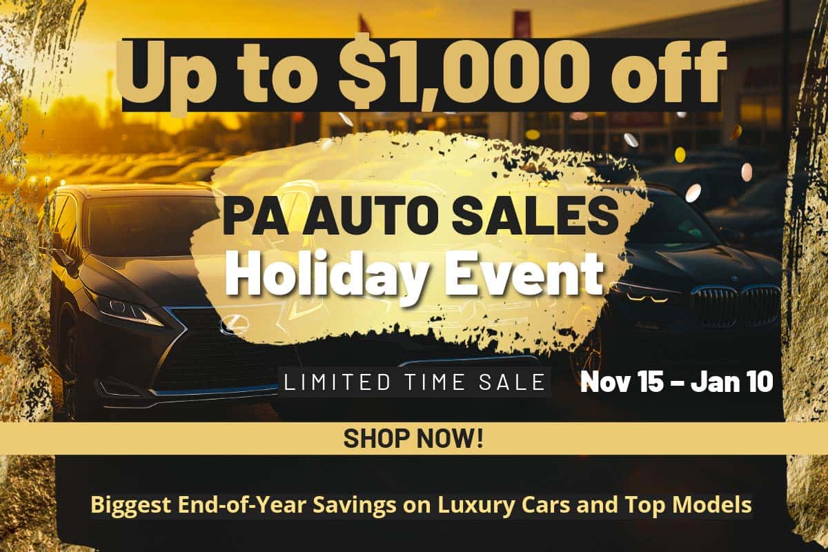 PA Auto Sales End-of-Year Sale on Luxury Cars 2025
