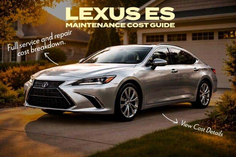 Lexus ES Maintenance Cost Breakdown: Service & Repair Guide