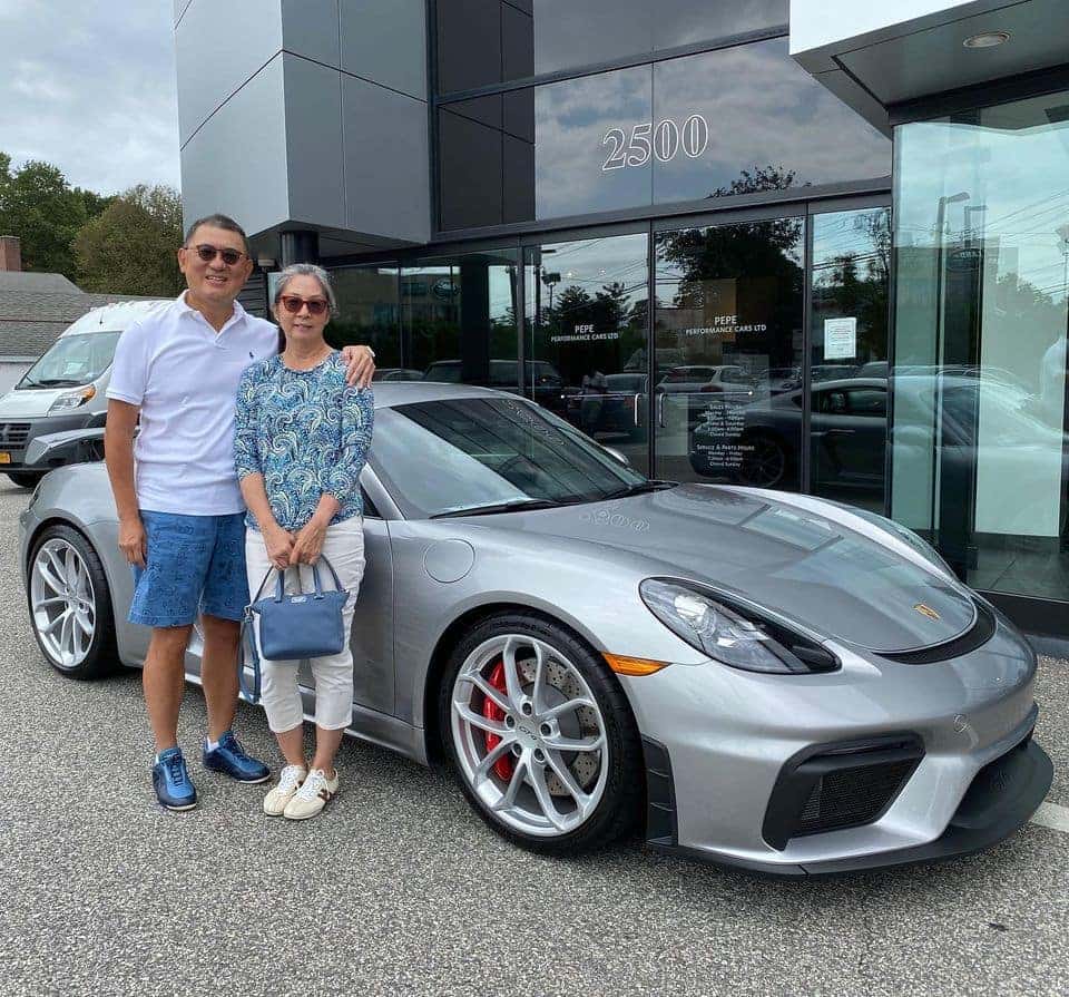 Porsche customer delivery photo 1 - Pepe Auto Group