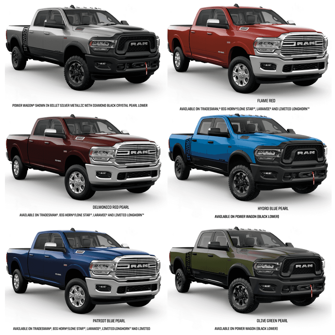 NEW RAM PICKUP COLOR OPTIONS | Wareing Motors