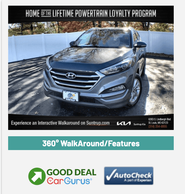 Used Hyundai Tucson for Sale in St. Louis | Suntrup Automotive Group