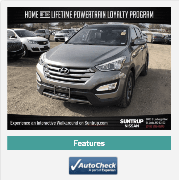 Used Hyundai Santa Fe for Sale in St. Louis | Suntrup Automotive Group